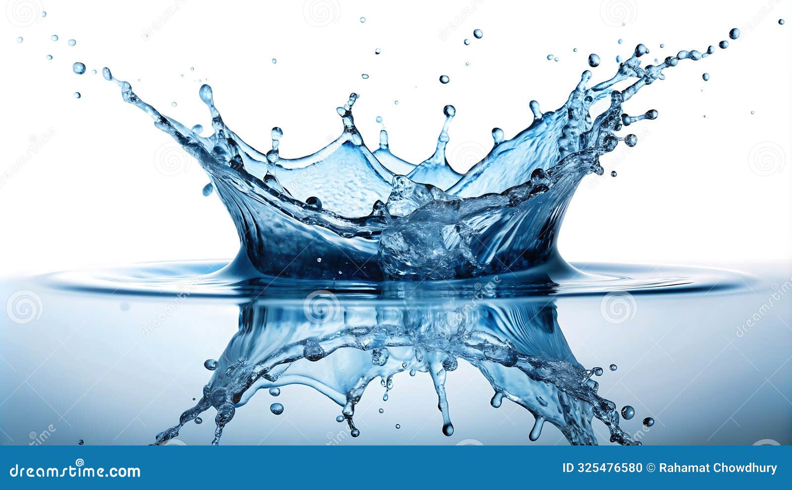 Artistic Water Splash in Motion - Dynamic and Fluid Shape Captured in ...