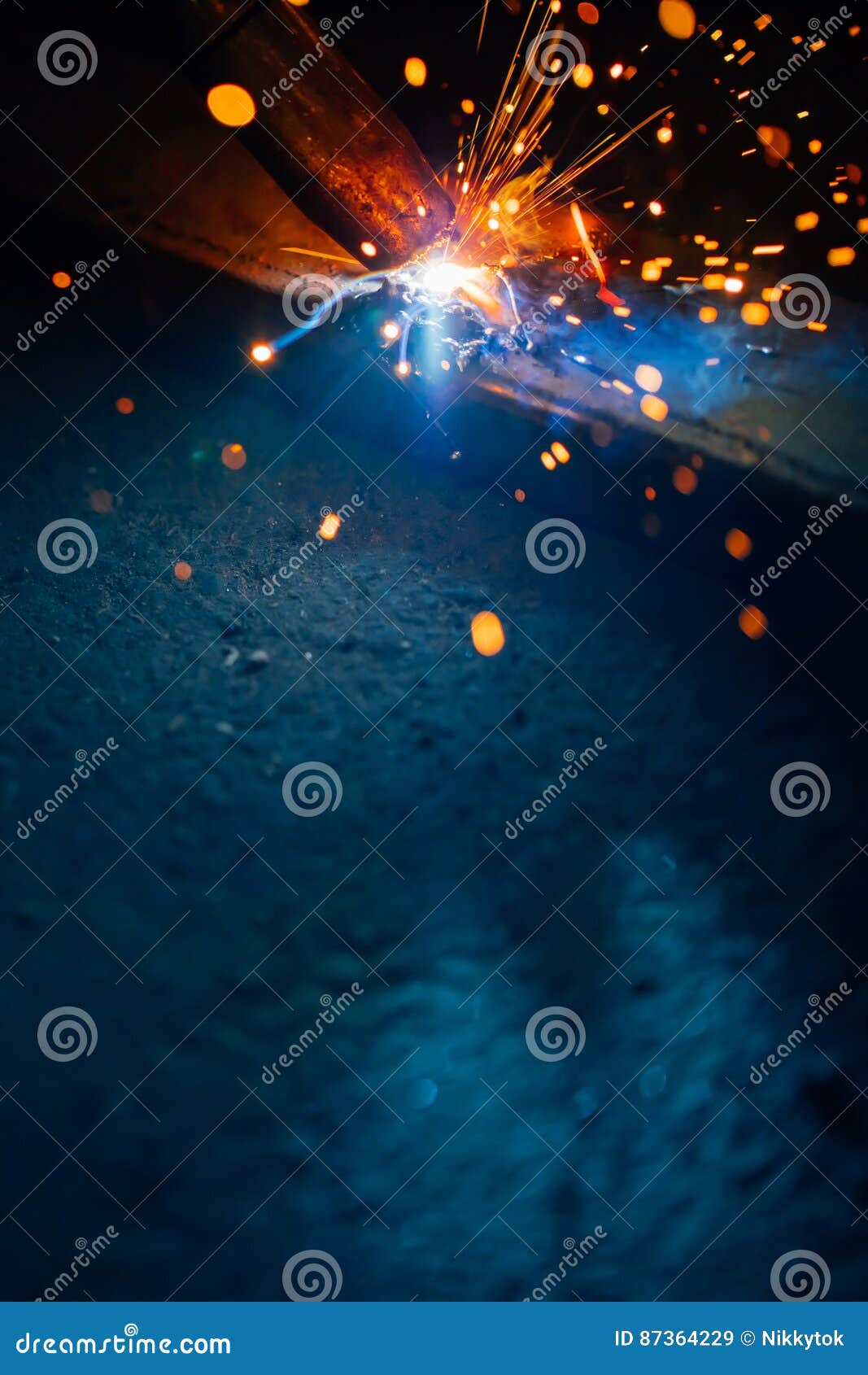 Artistic Welding Sparks Light Stock Image - Image of flash, light: 87364229
