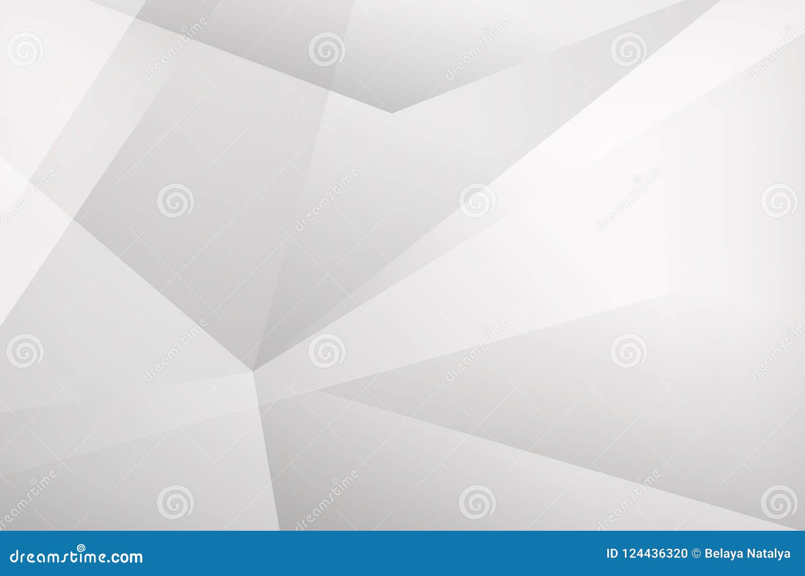 Artistic White Surface in Gray with Transparent Abstract Geometric ...