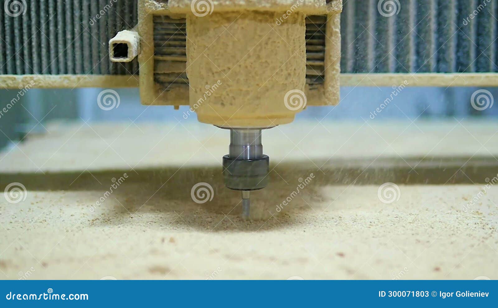 Artistic Wood Processing, Computer-controlled Precision Stock Image ...