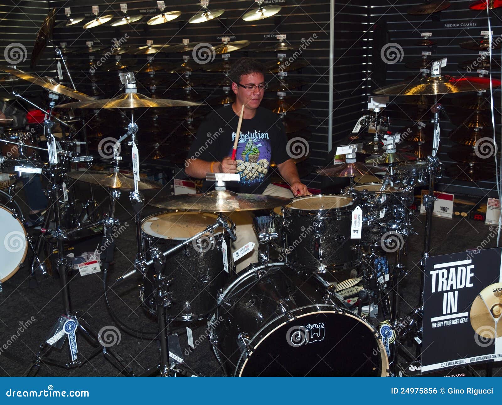Artistic Youth Drummer Playing. Editorial Photo - Image of oregon ...