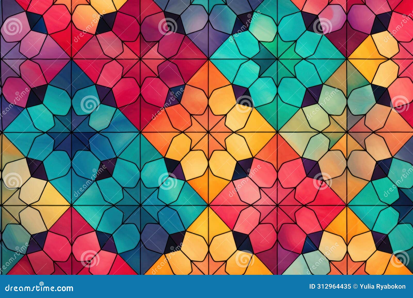 Artistic Zelij Pattern. Generate Ai Stock Image - Image of arabic ...