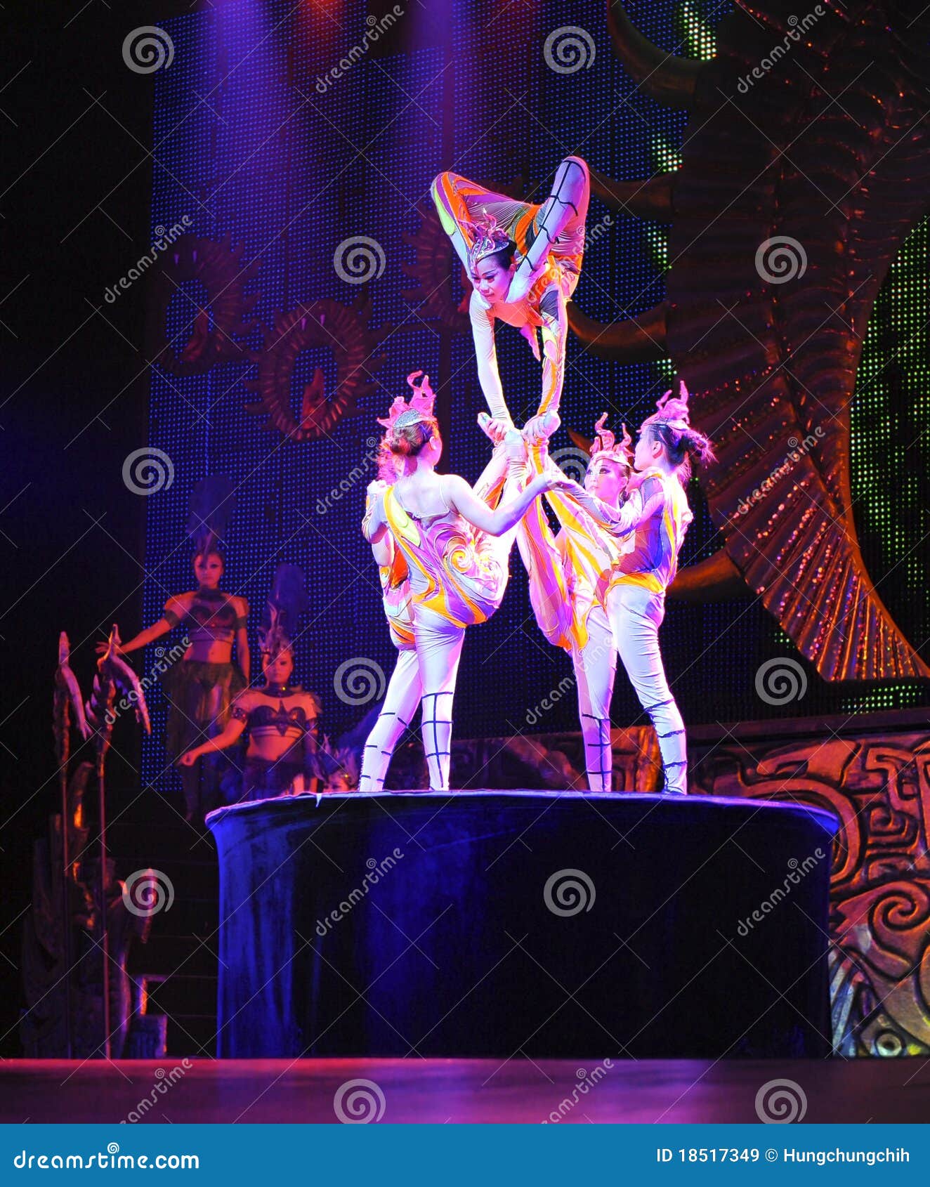 Artists of the Beijing Acrobatics Troupe Editorial Stock Image - Image ...