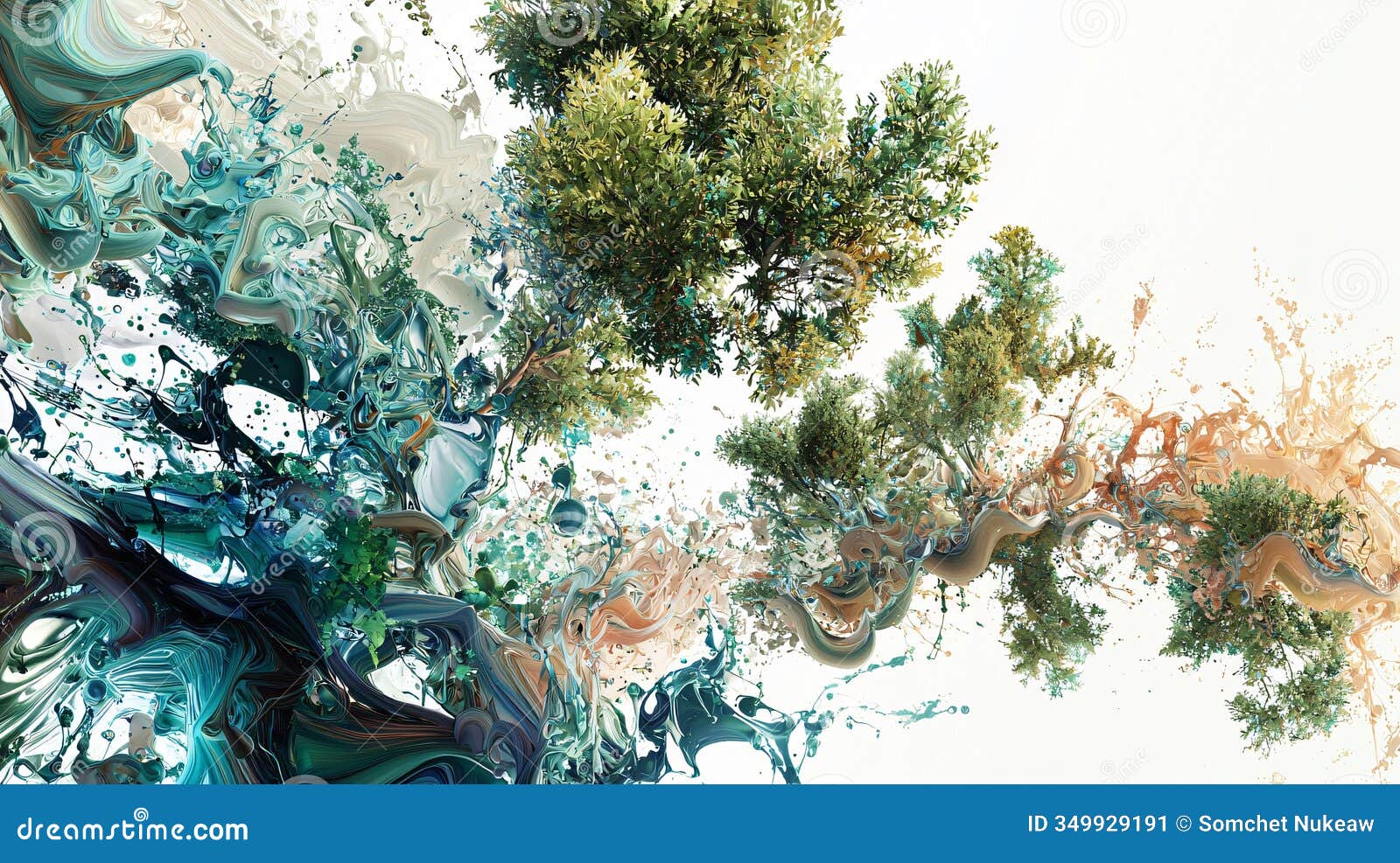 Artists Create Stunning Environmental Impact Visualization in Abstract ...