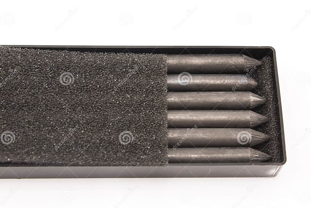 Artists Graphite Leads To Draw Stock Image - Image of graphite ...
