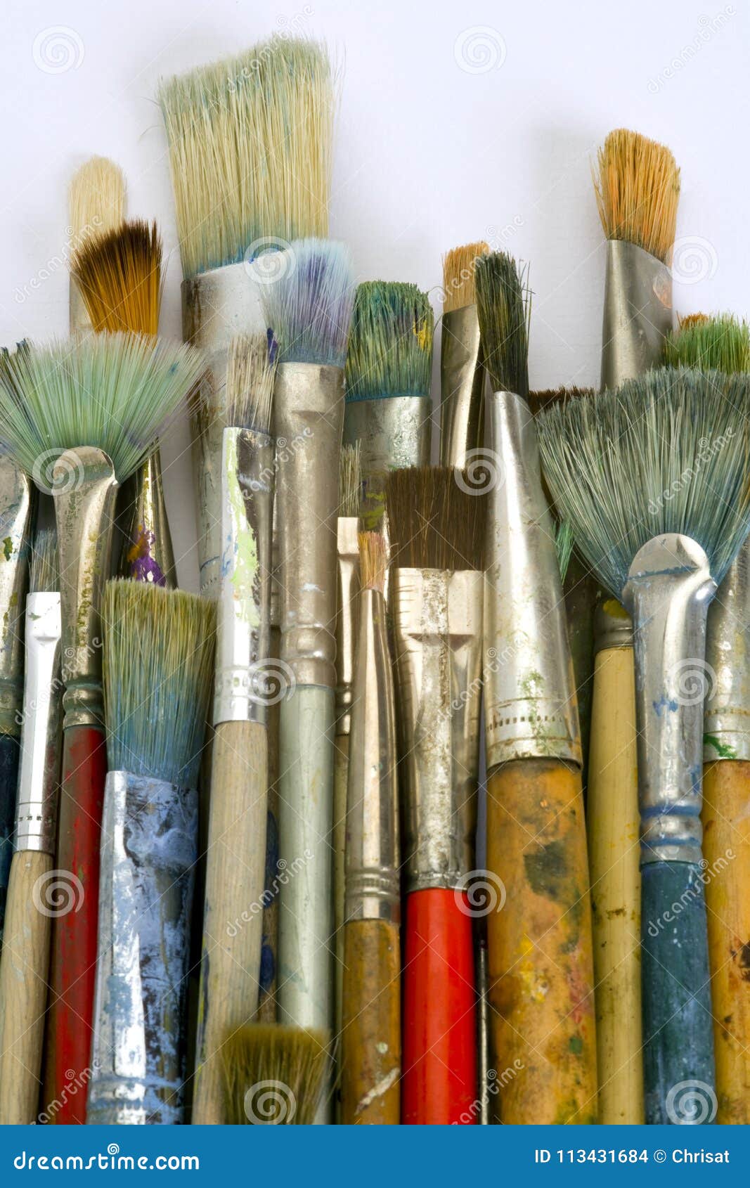 Artists paint brushes stock photo. Image of paintbrushes - 113431684