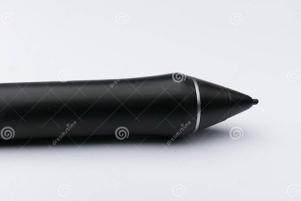 Artists Tablet Stylus on White Background Stock Image - Image of white ...