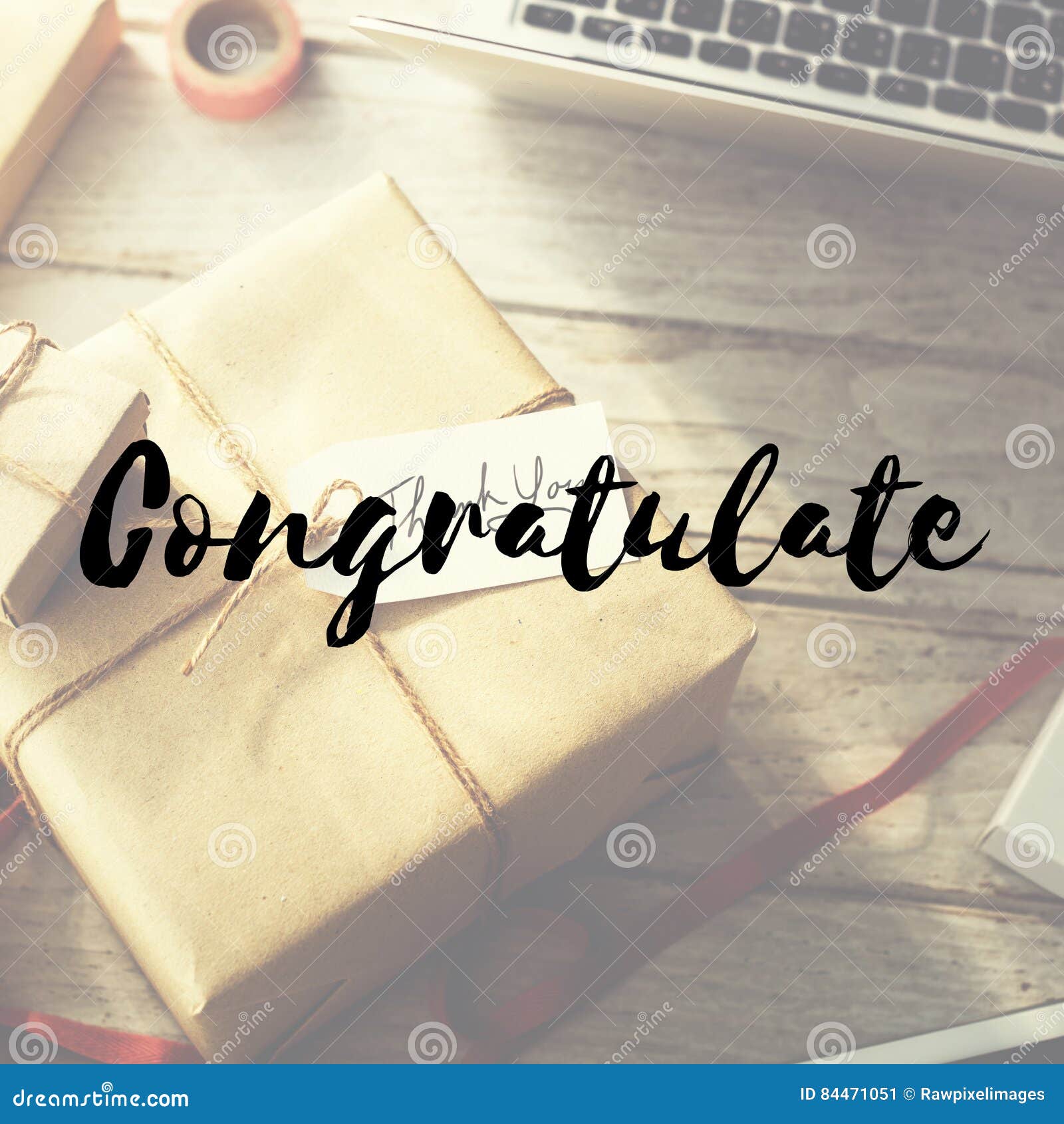 Arts & Crafts Gift Present Give Sharing Congratulations Concept Stock ...