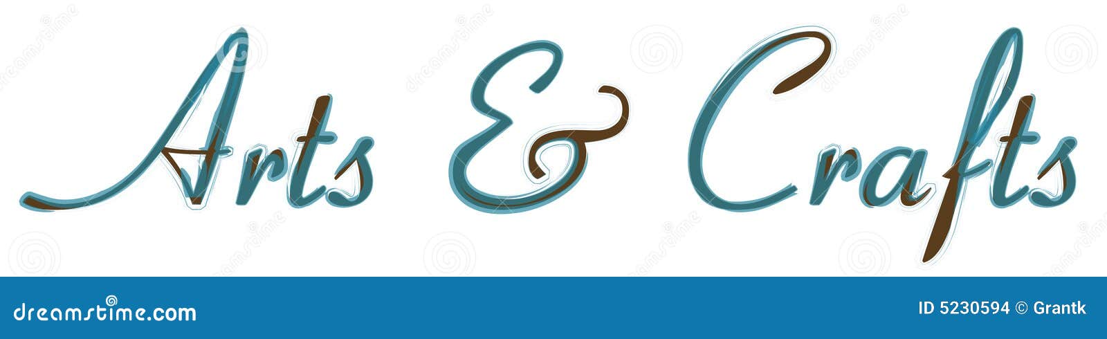 Arts and Crafts Sign stock vector. Illustration of sign - 5230594
