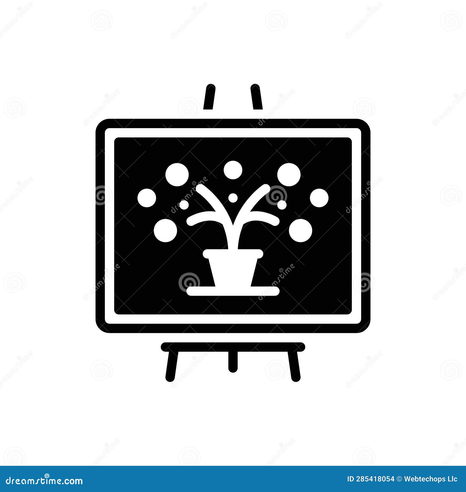 Black Solid Icon for Arts, Skill and Board Stock Vector - Illustration ...