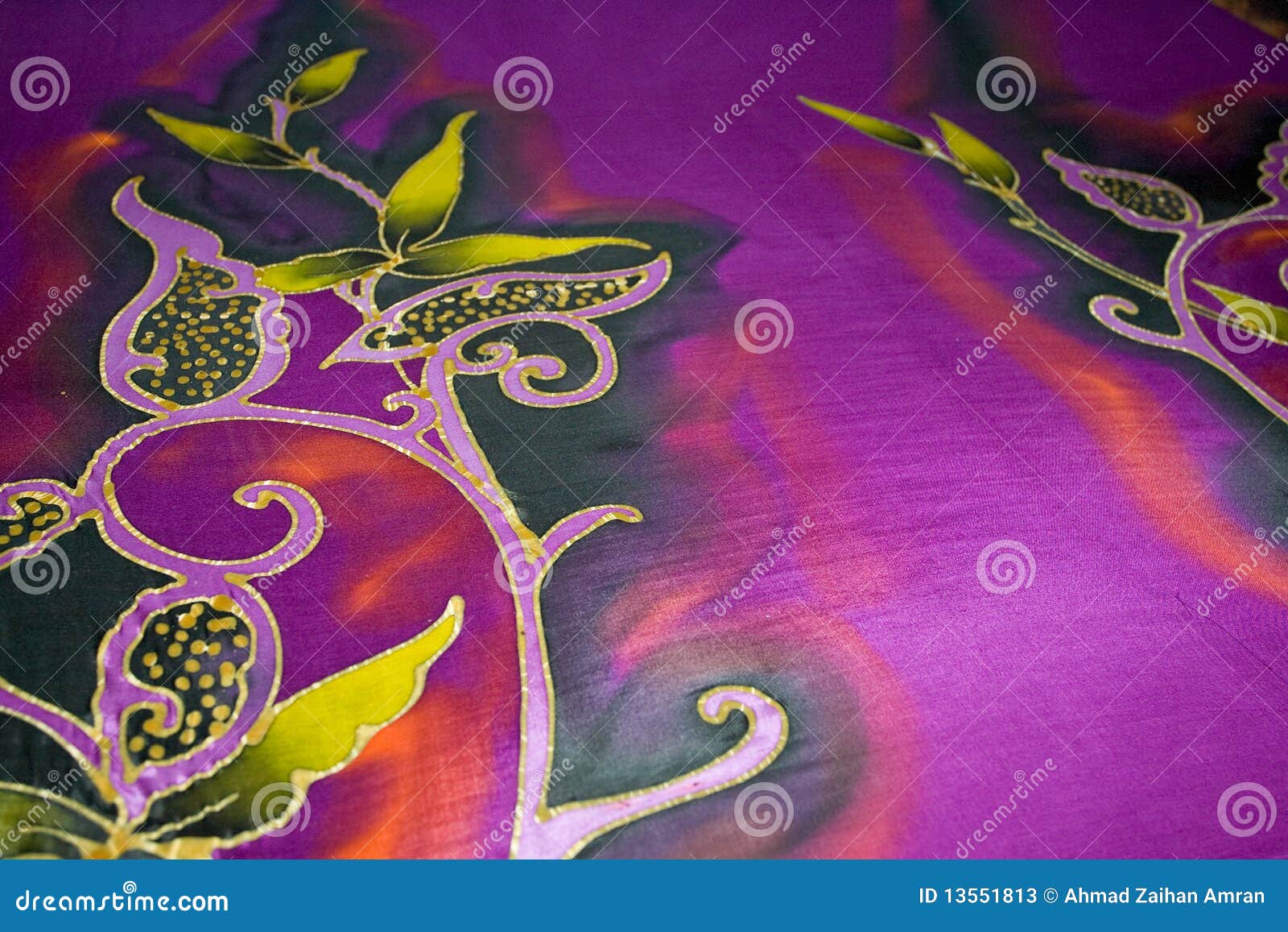 The Arts of Malaysian Batik Stock Image - Image of design, handcraft ...