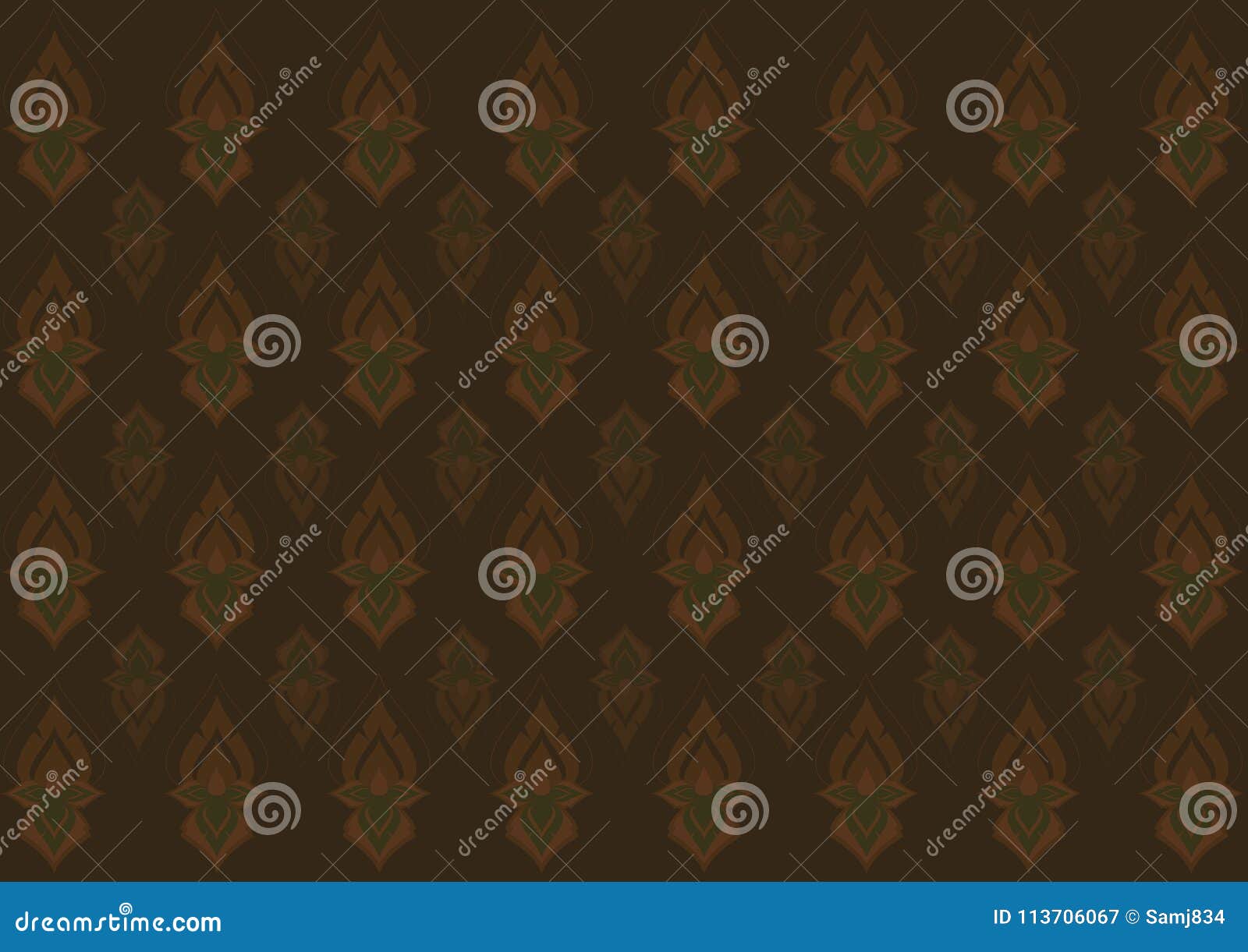 Arts of Thai Element Background Stock Vector - Illustration of design ...