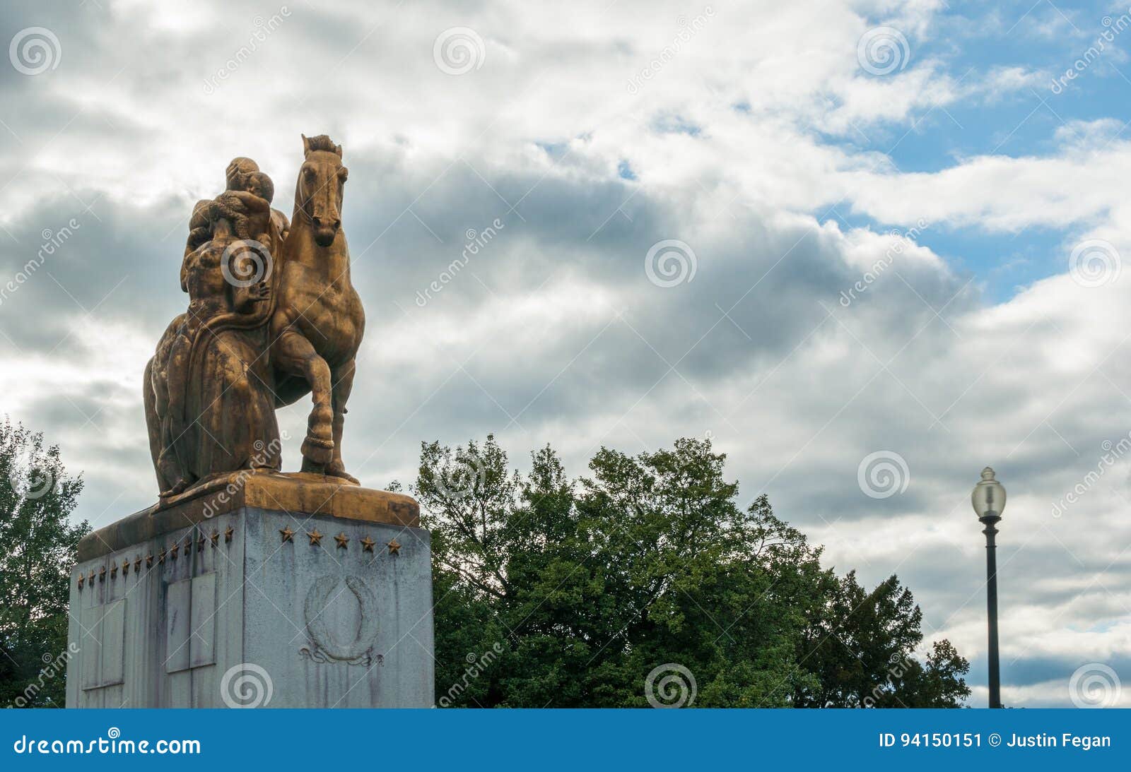 Arts of War Statue at the Arlington Memorial Bridge - Washington ...