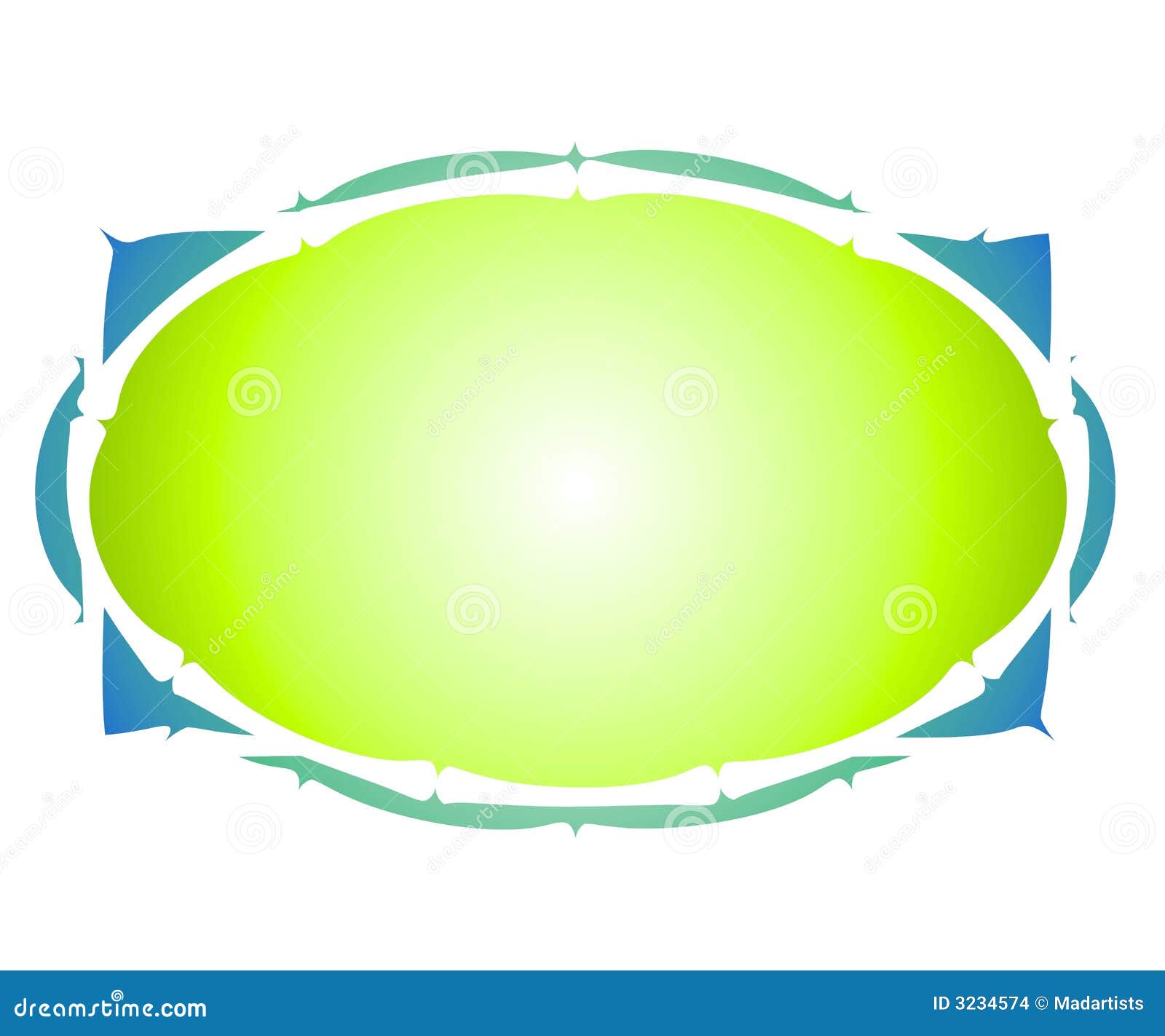 Artsy Colore Le Logo Ovale De Web Illustration Stock - Illustration du ...