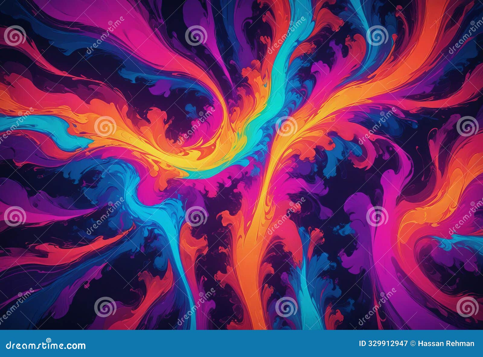Artsy Neon Texture Liquid Colorful Design Stock Image | CartoonDealer ...