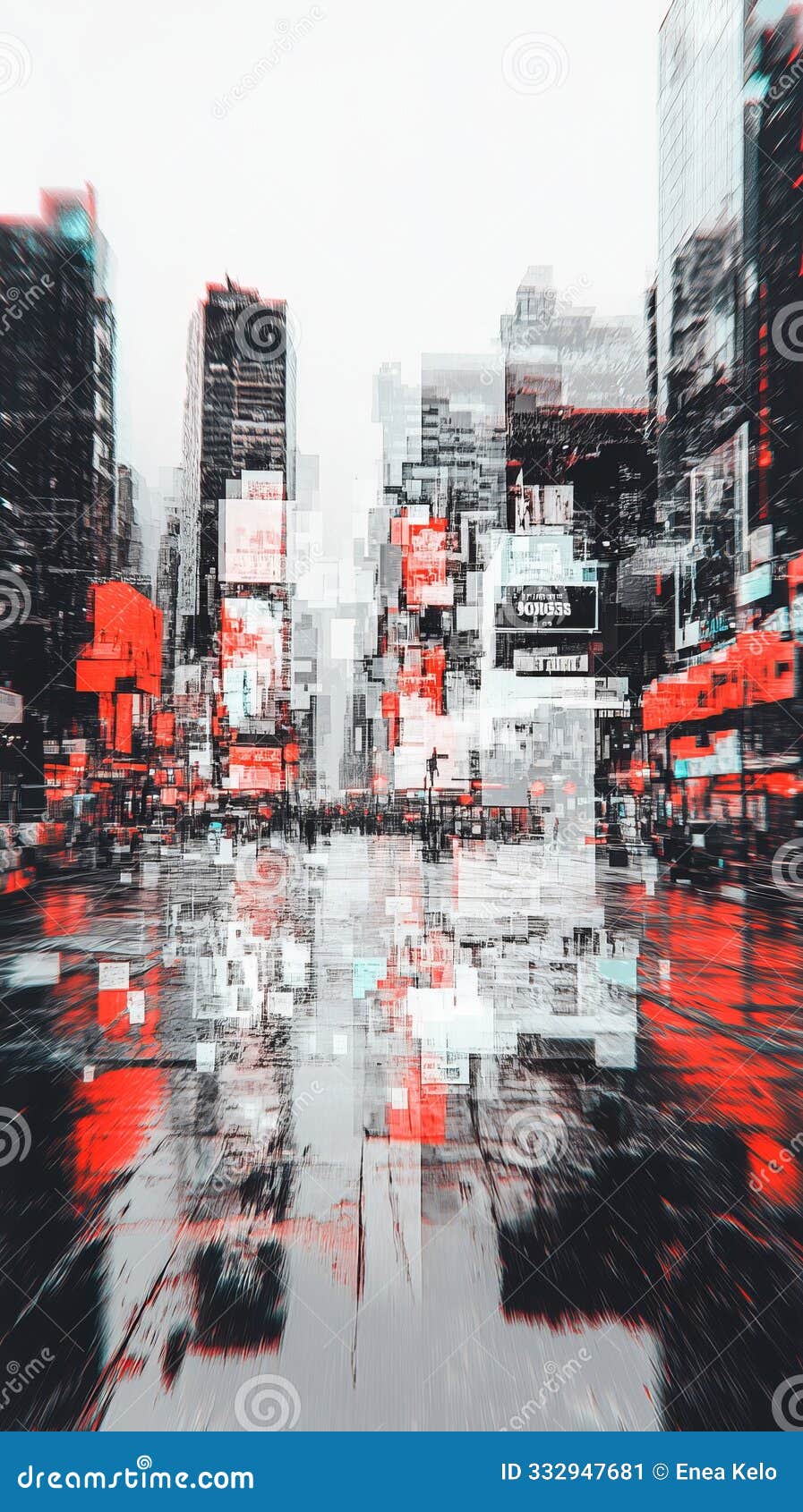 Neon Noir: a Surreal Aesthetic Blend Stock Illustration - Illustration of experimental, dramatic ...