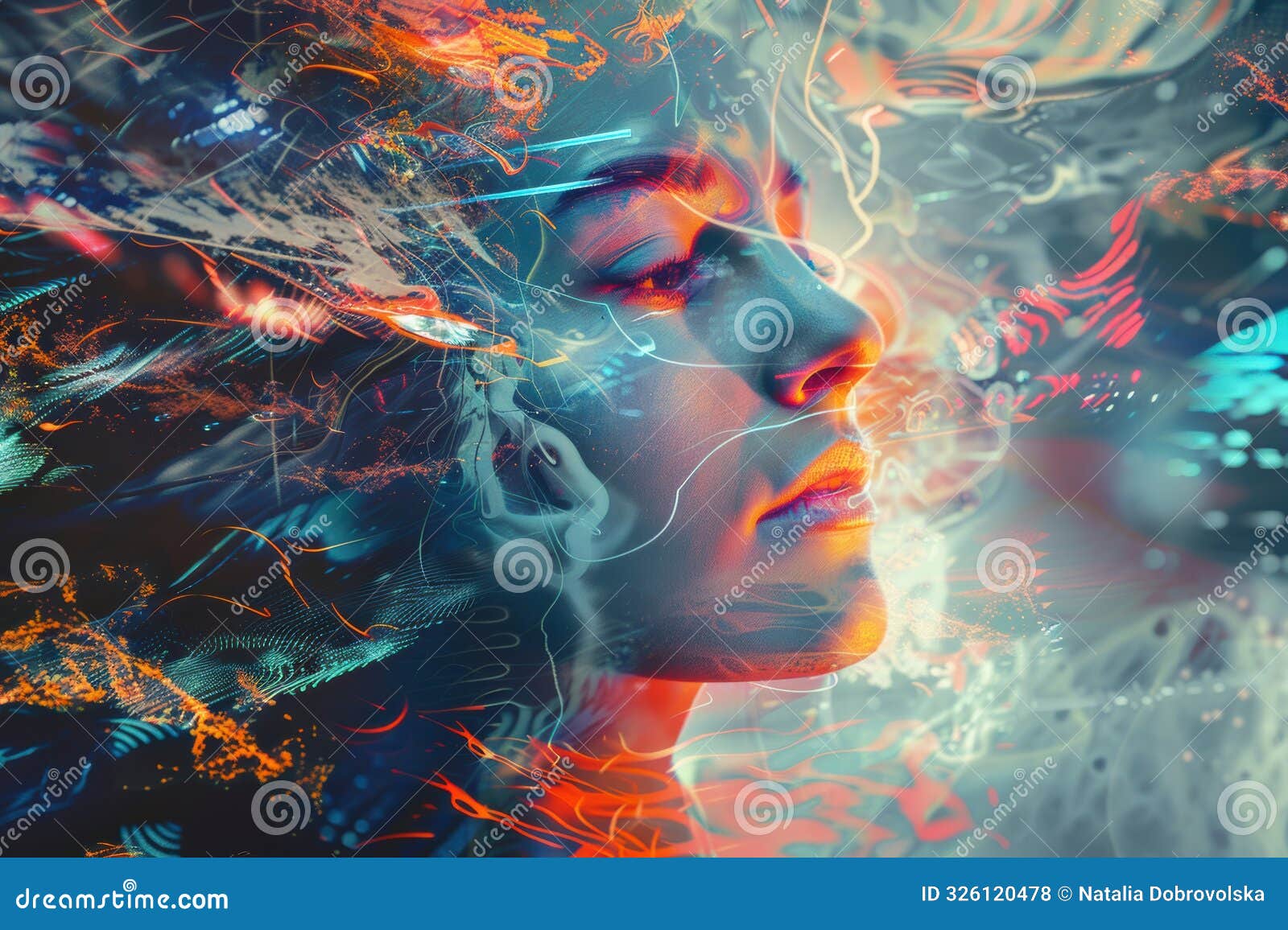 Artwork Created by AI Neural Network Technology, Innovative Digital Art ...