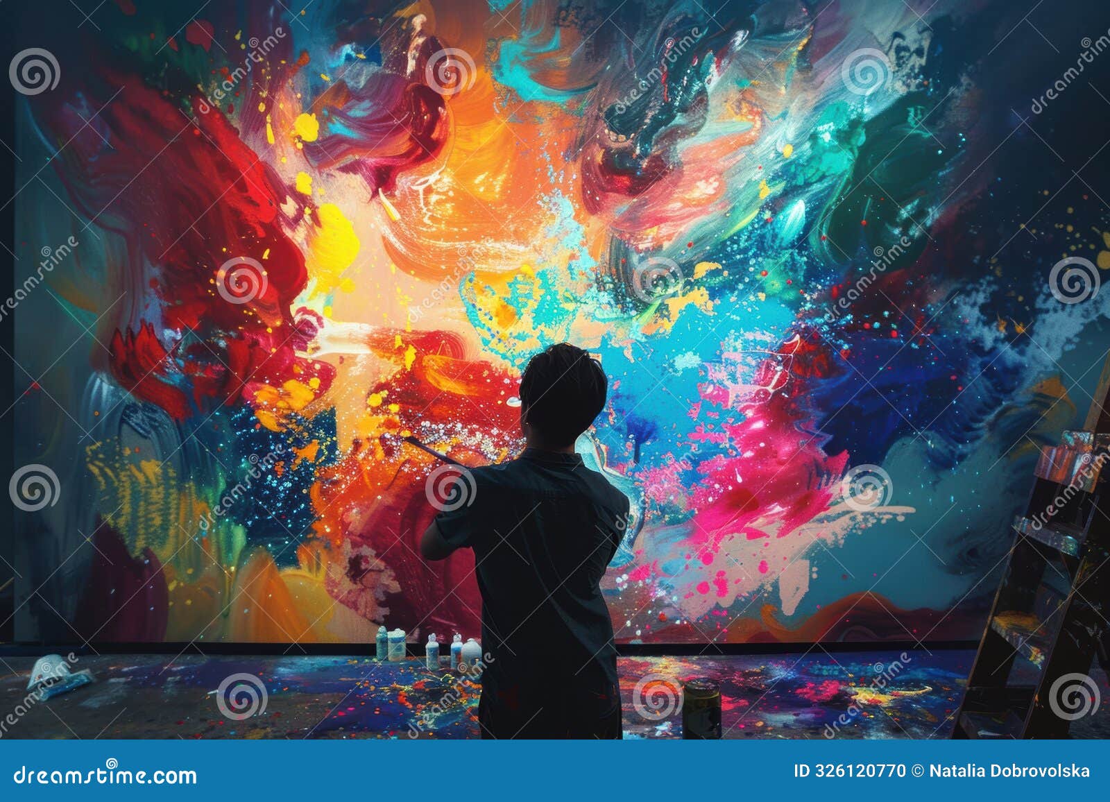 Artwork Created by AI Neural Network Technology, Innovative Digital Art ...