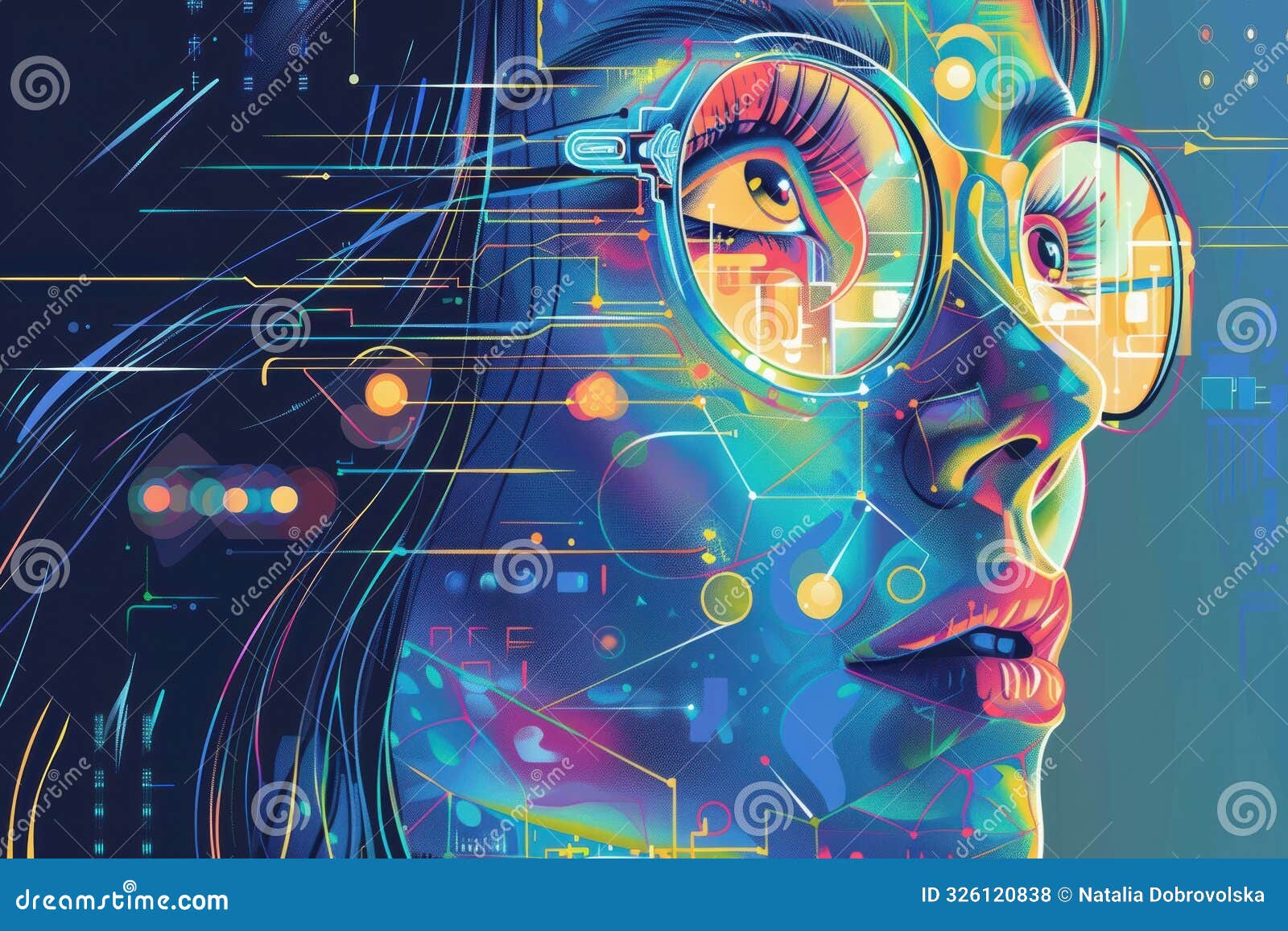 Artwork Created by AI Neural Network Technology, Innovative Digital Art ...