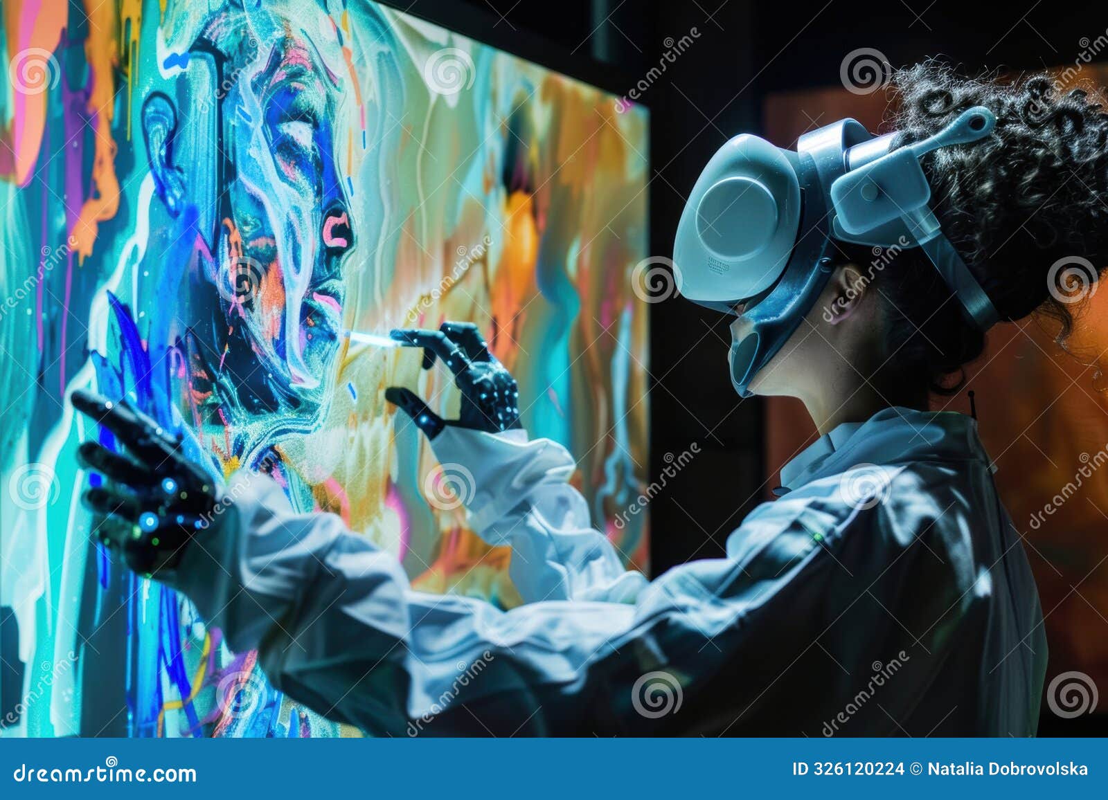 Artwork Created by AI Neural Network Technology, Innovative Digital Art ...