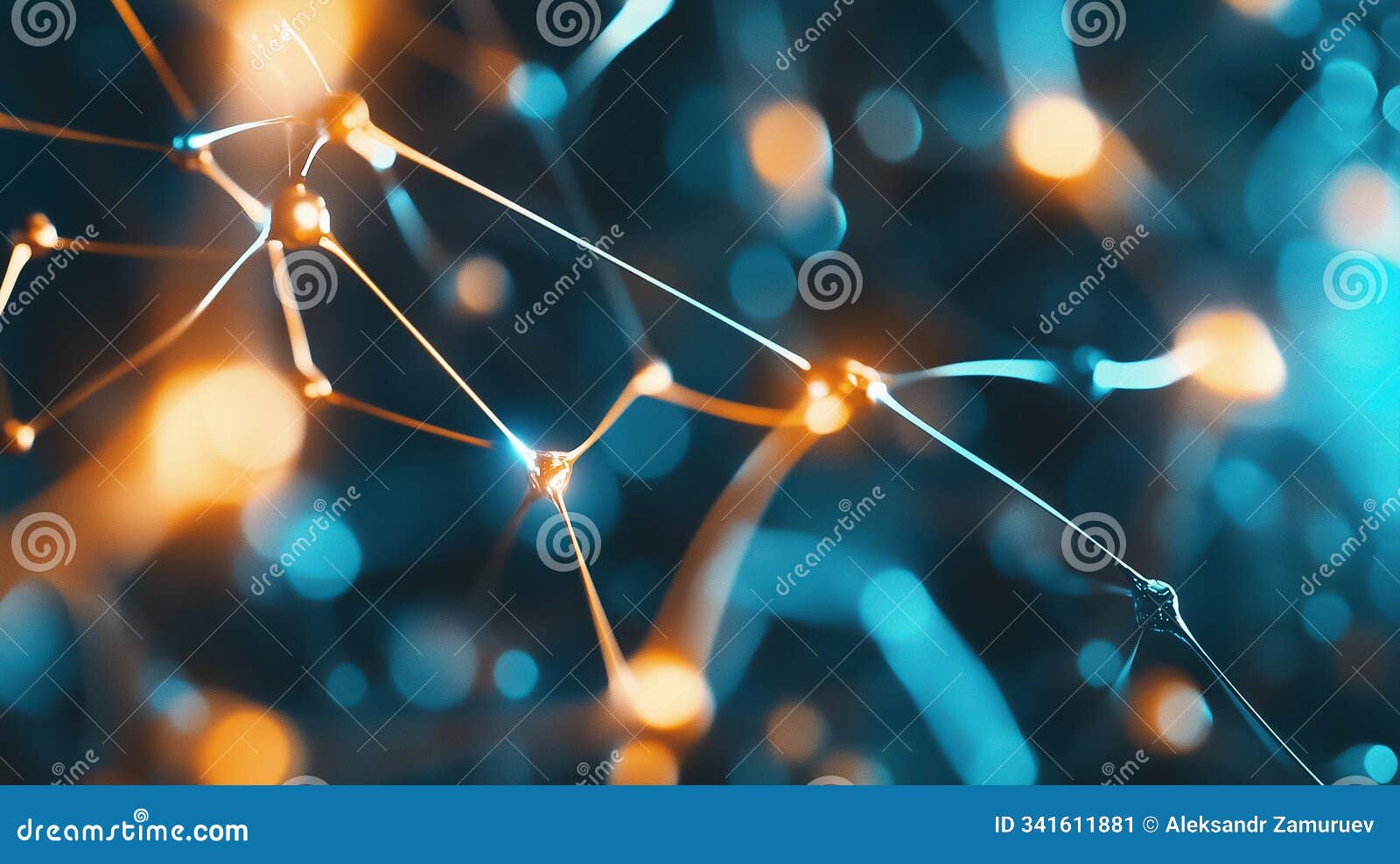 This Artwork Depicts a Colorful Neural Network with Interconnected ...