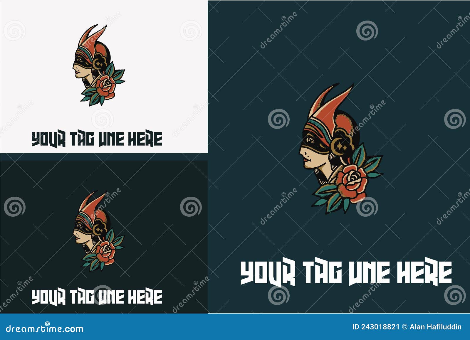 Artwork Design of Head Women Vector Illustration Stock Vector ...