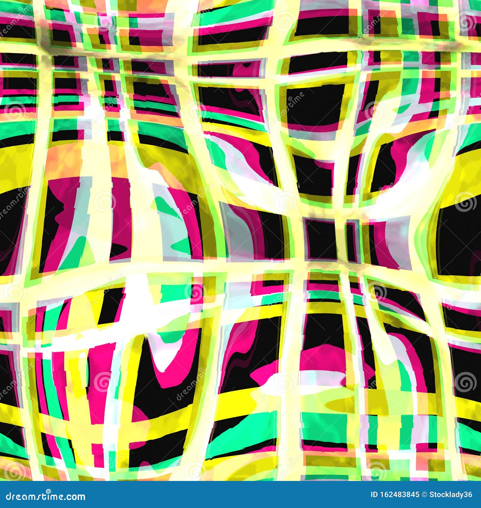 Artwork of Light Diffraction in Glass Stock Illustration - Illustration ...