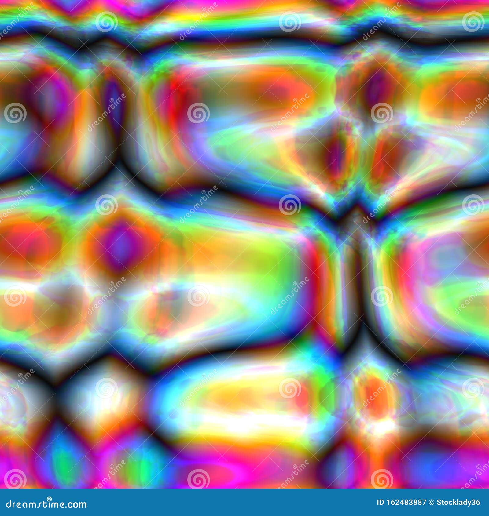 Artwork Of Light Diffraction In Glass Royalty-Free Stock Photography ...