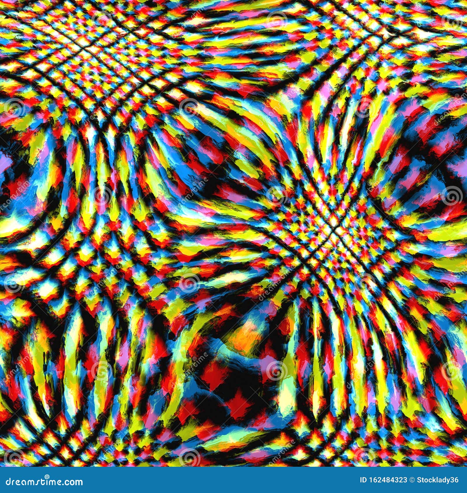 Artwork of Light Diffraction in Glass Stock Illustration - Illustration ...