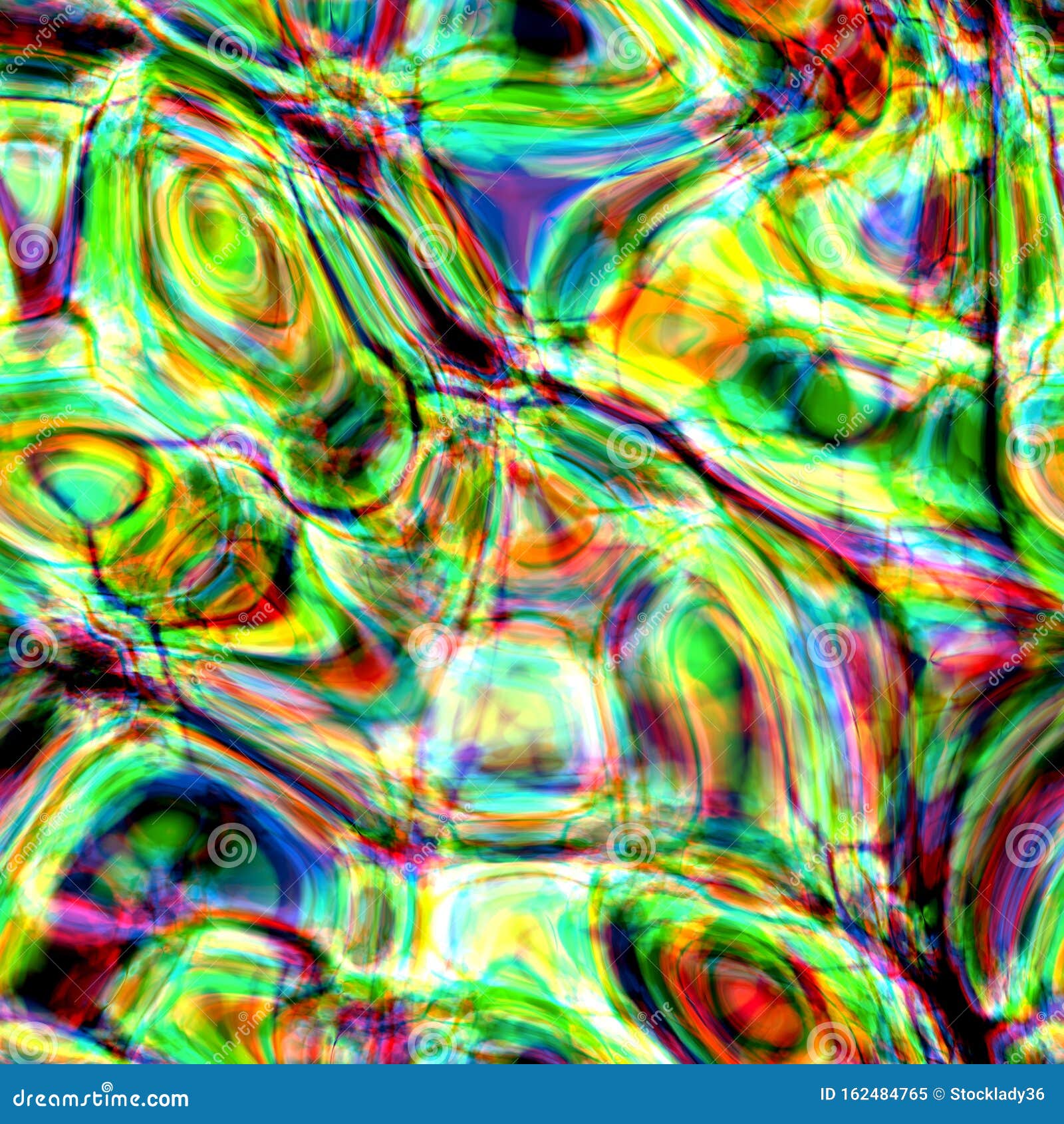 Artwork of Light Diffraction in Glass Stock Illustration - Illustration ...