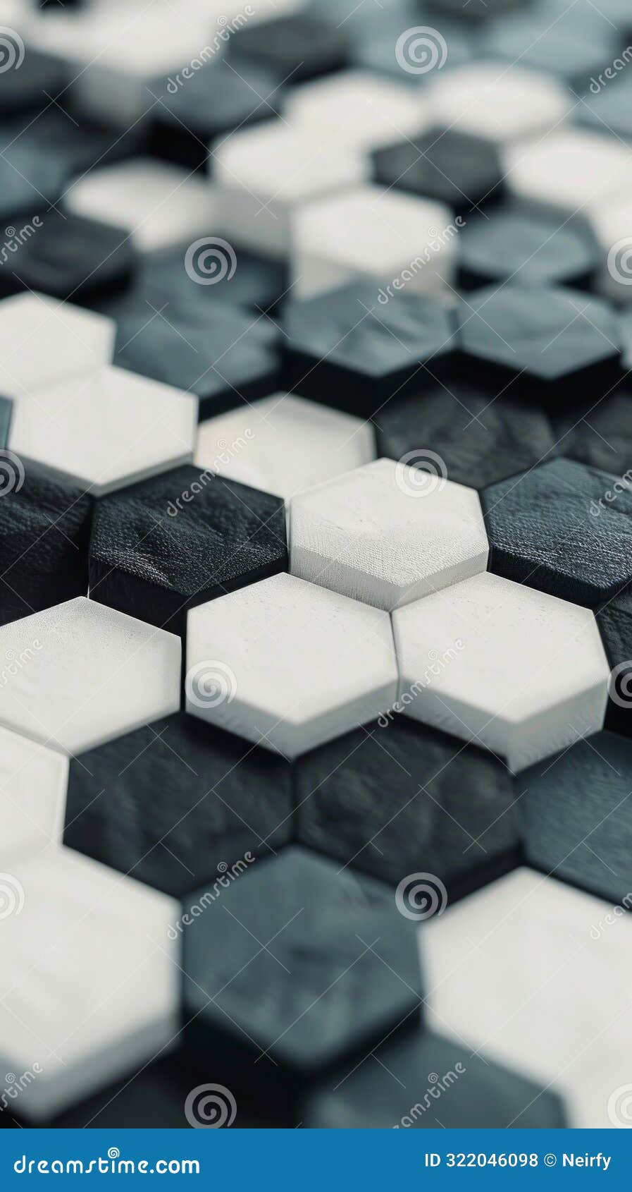 This Artwork Displays a Captivating Hexagonal Pattern Stock Photo ...