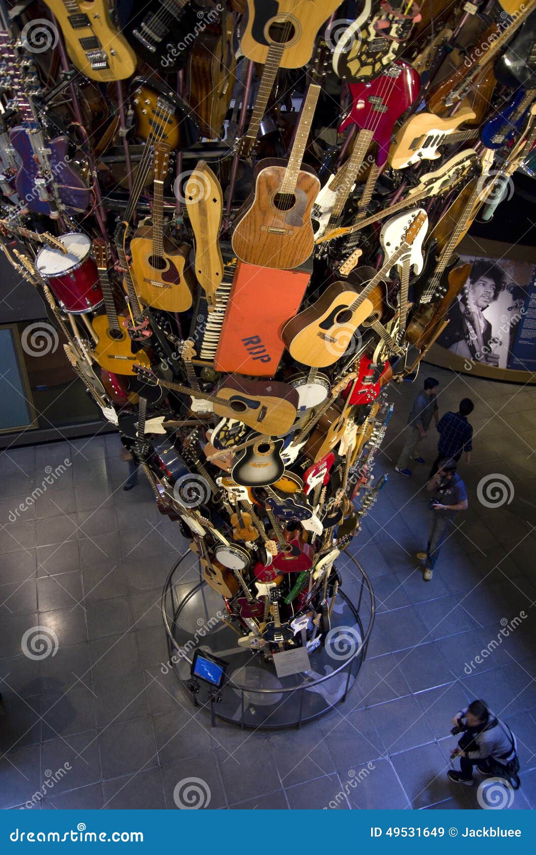 Artwork EMP museum Seattle editorial stock image. Image of interior ...