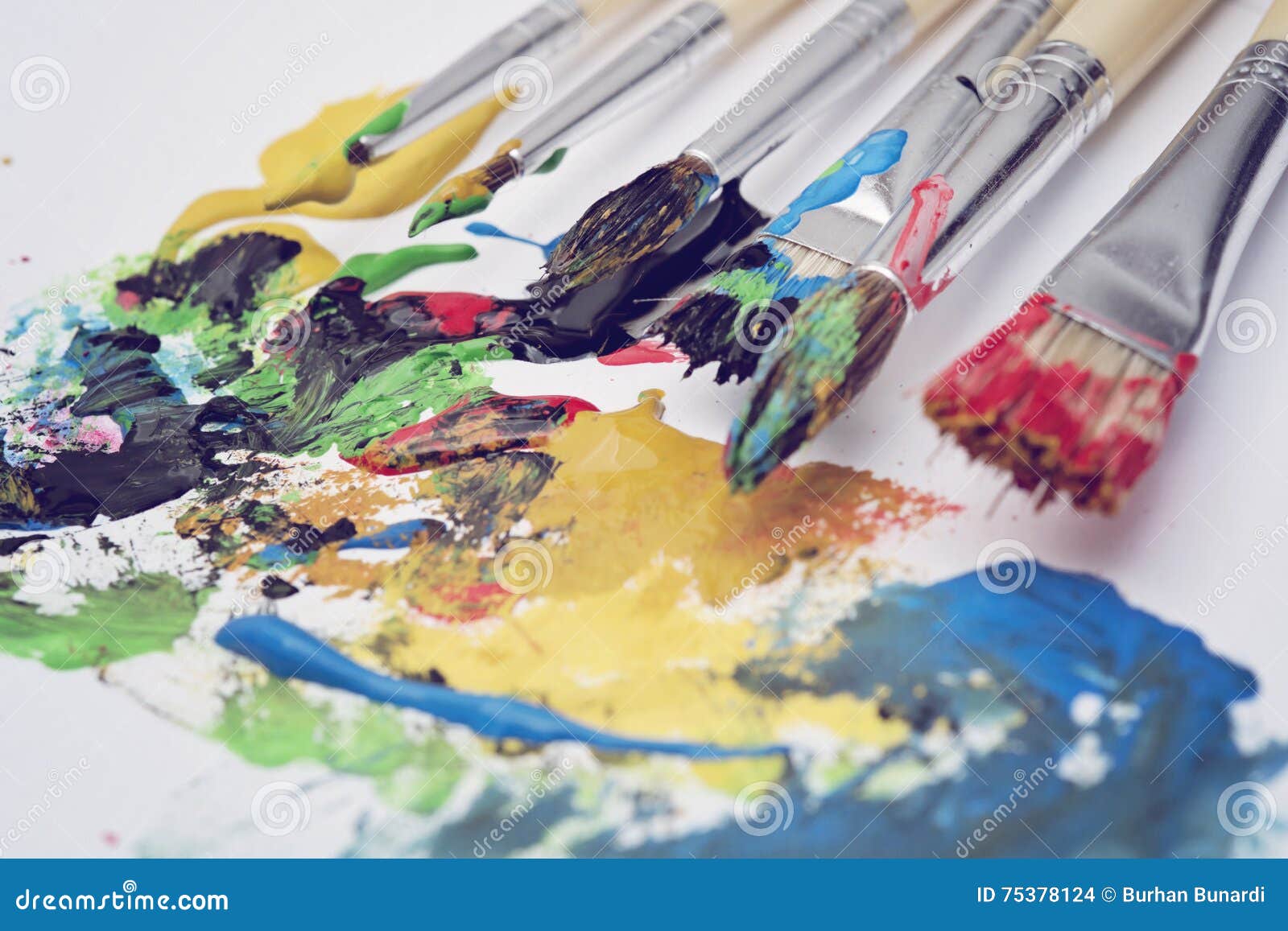 Artwork equipment stock illustration. Illustration of artist - 75378124