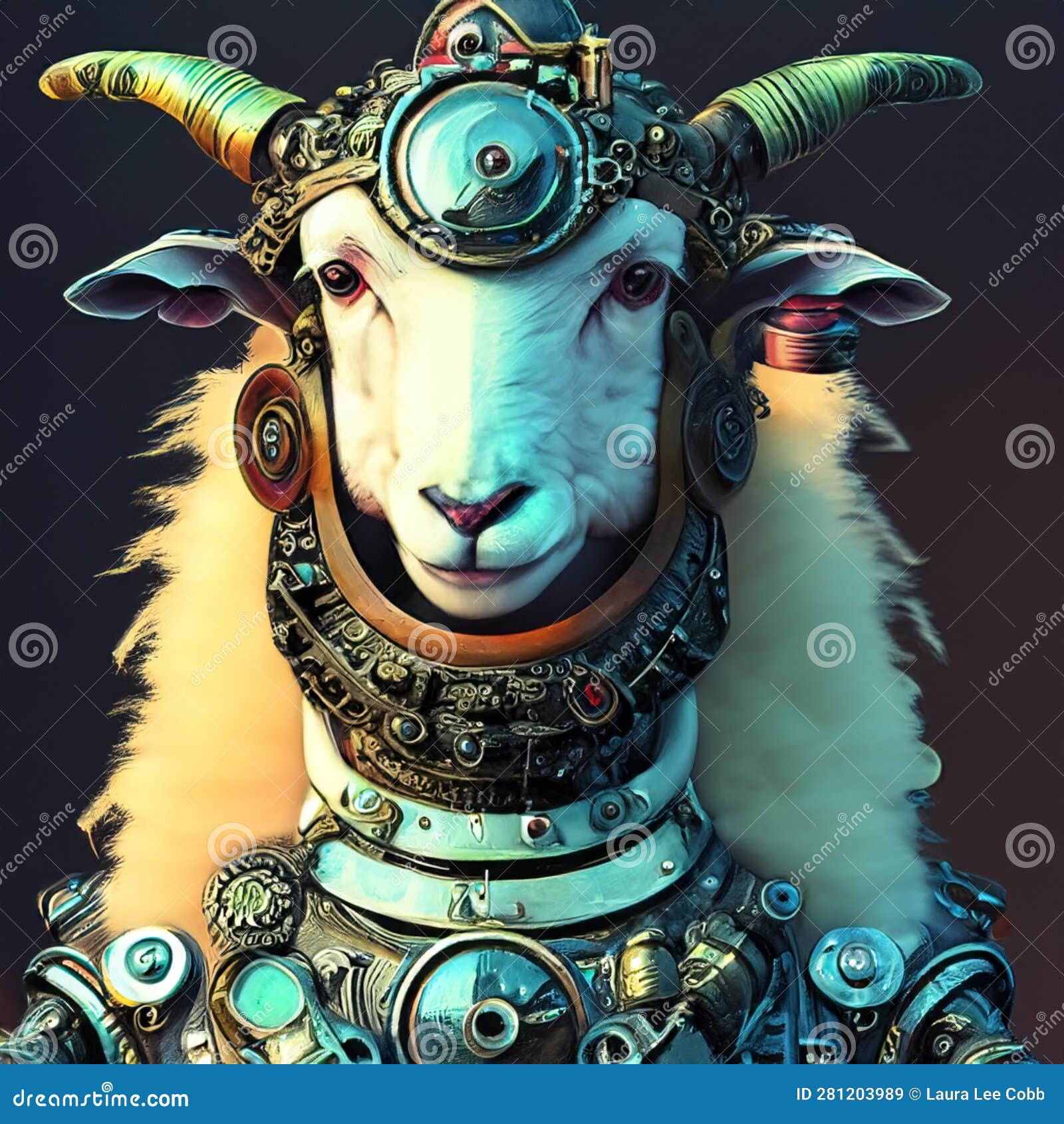 Steampunk Lamb Stock Illustrations – 2 Steampunk Lamb Stock ...