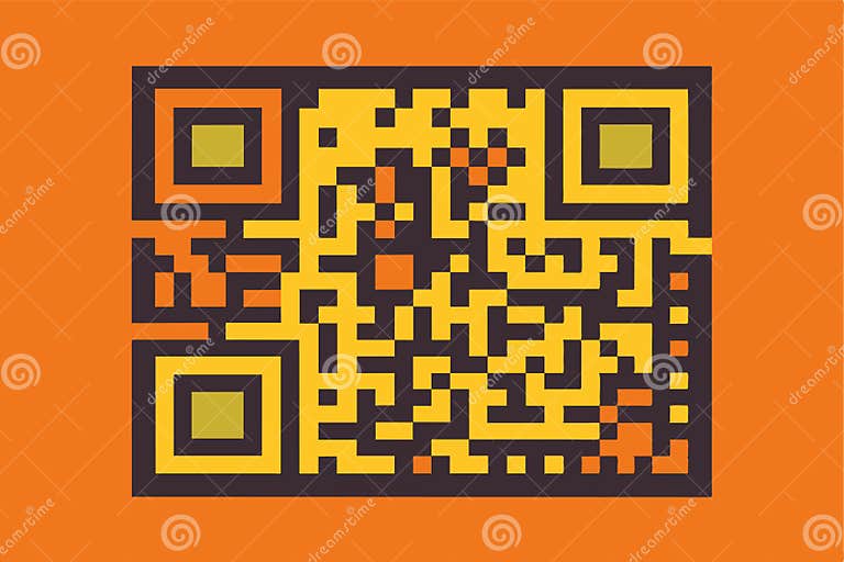 This Artwork Features a Distinctive QR Code Design that Stands Out ...