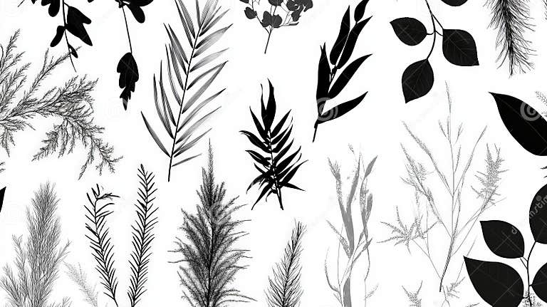 The Artwork Features a Diverse Array of Hand-drawn Botanicals ...