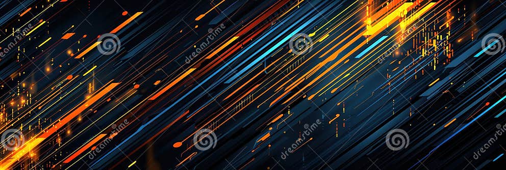 Dynamic Abstract Geometric Overlay Layers in Vibrant Colors and ...