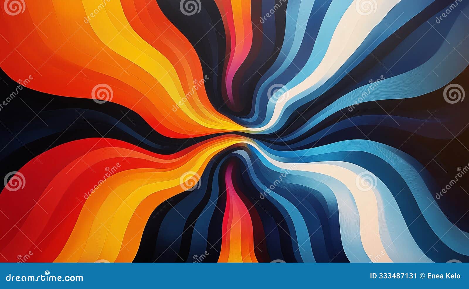 Symmetry in Color: a Minimalist Touch Stock Illustration - Illustration ...