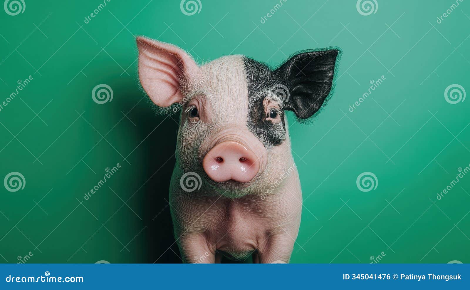Surreal Art of Half Human Half Pig Concept Stock Illustration ...