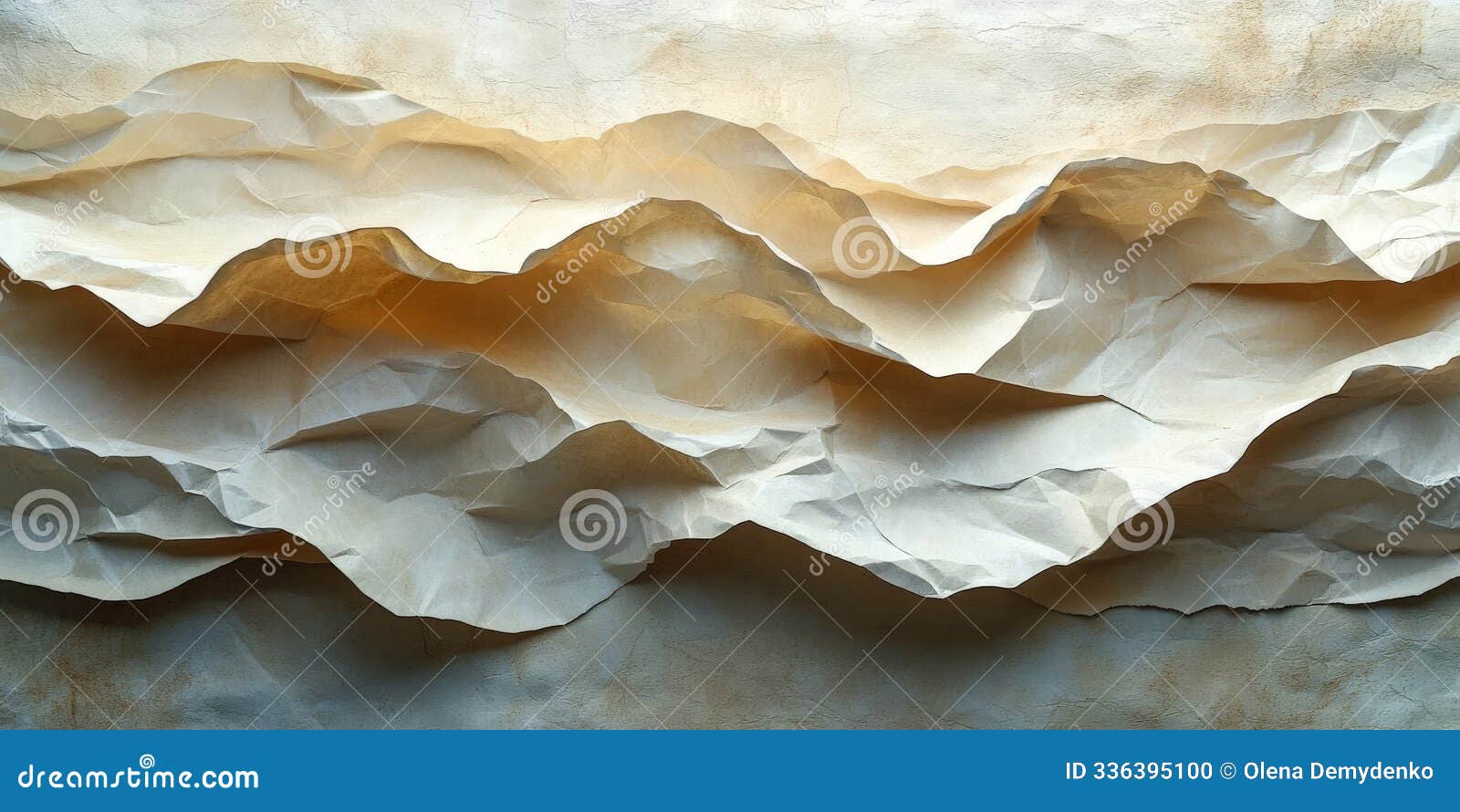 Patterned Crumpled Fabric Texture Background. Royalty-Free Stock ...