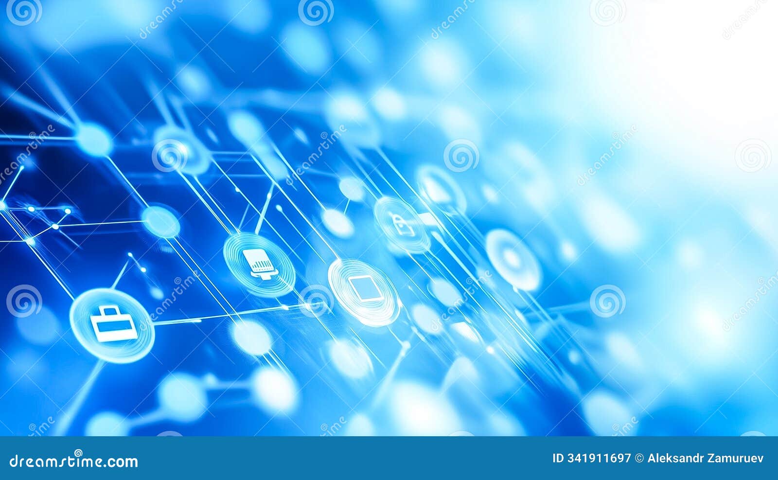 The Artwork Illustrates Dynamic Interactions and Connections between ...