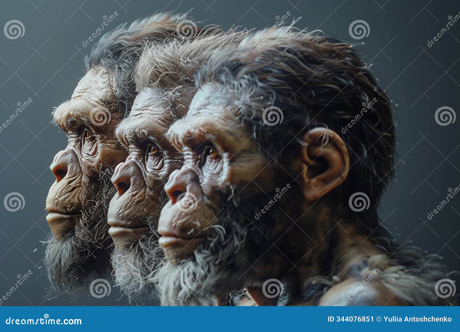 This Artwork Illustrates the Progression of Human Ancestors through ...
