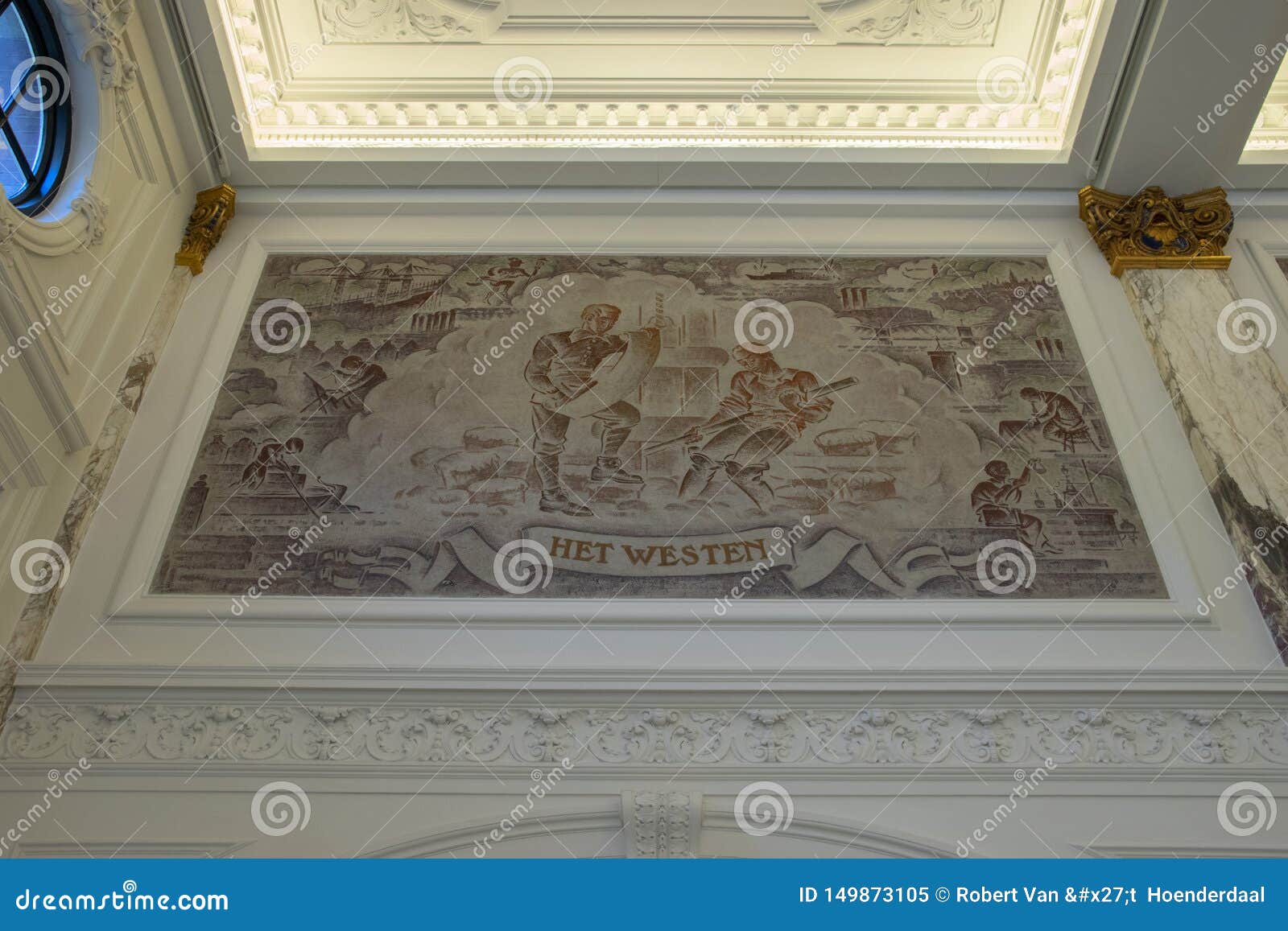 Artwork Inside the KIT Building at Amsterdam the Netherlands 2019 ...