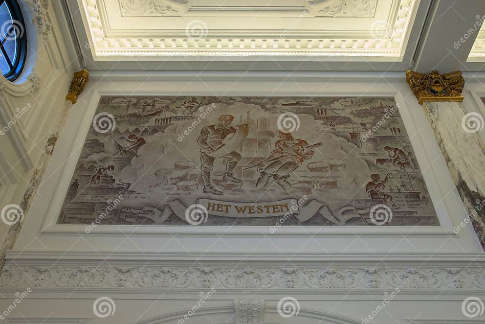 Artwork Inside the KIT Building at Amsterdam the Netherlands 2019 ...