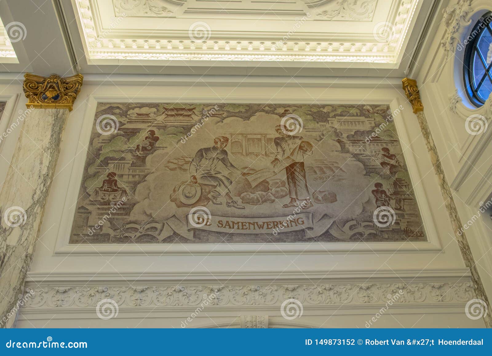 Artwork Inside the KIT Building at Amsterdam the Netherlands 2019 ...