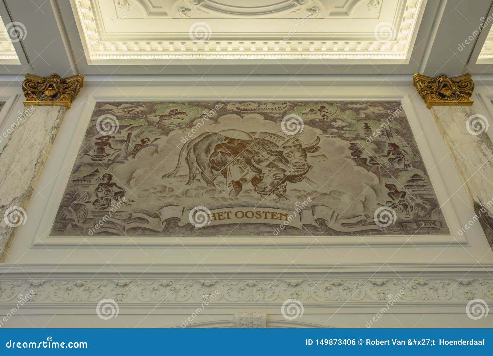 Artwork Inside the KIT Building at Amsterdam the Netherlands 2019 ...