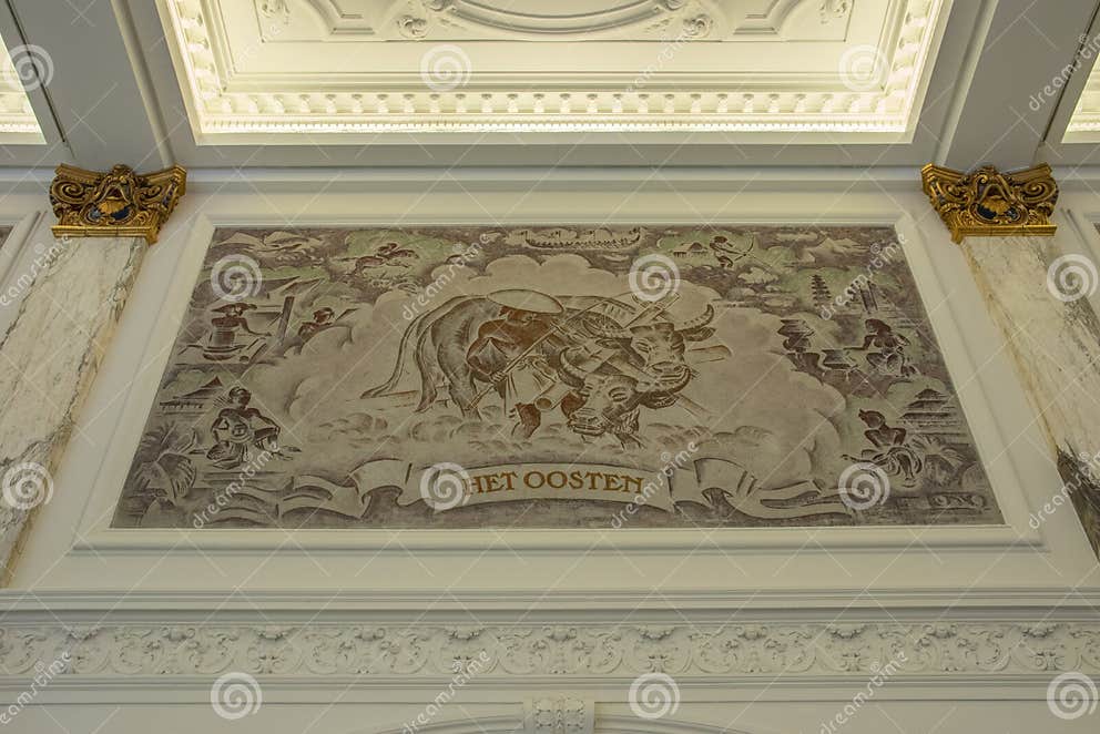 Artwork Inside the KIT Building at Amsterdam the Netherlands 2019 ...