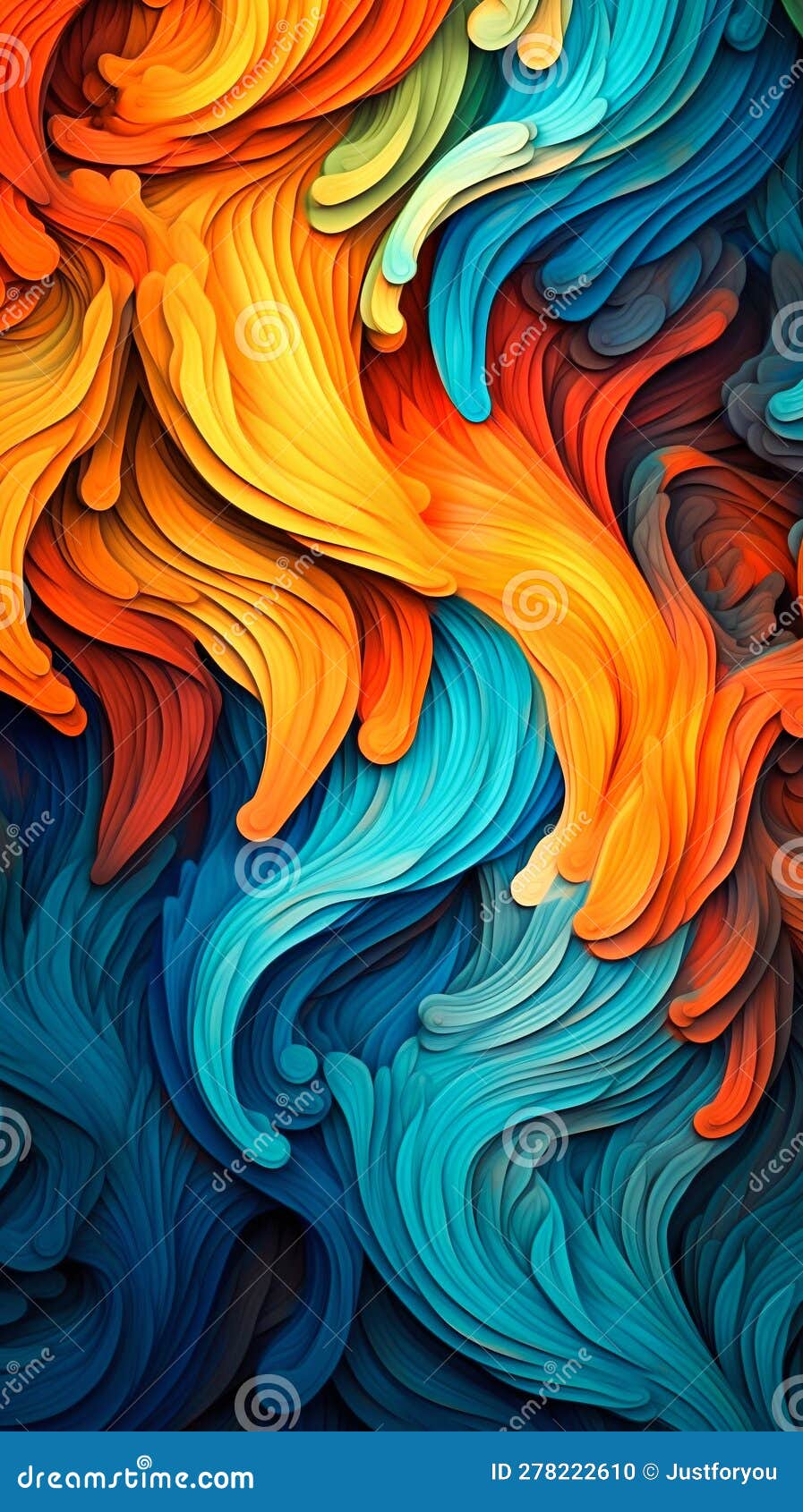 Artwork Made of Different Colored Shapes Background. Generative Ai ...