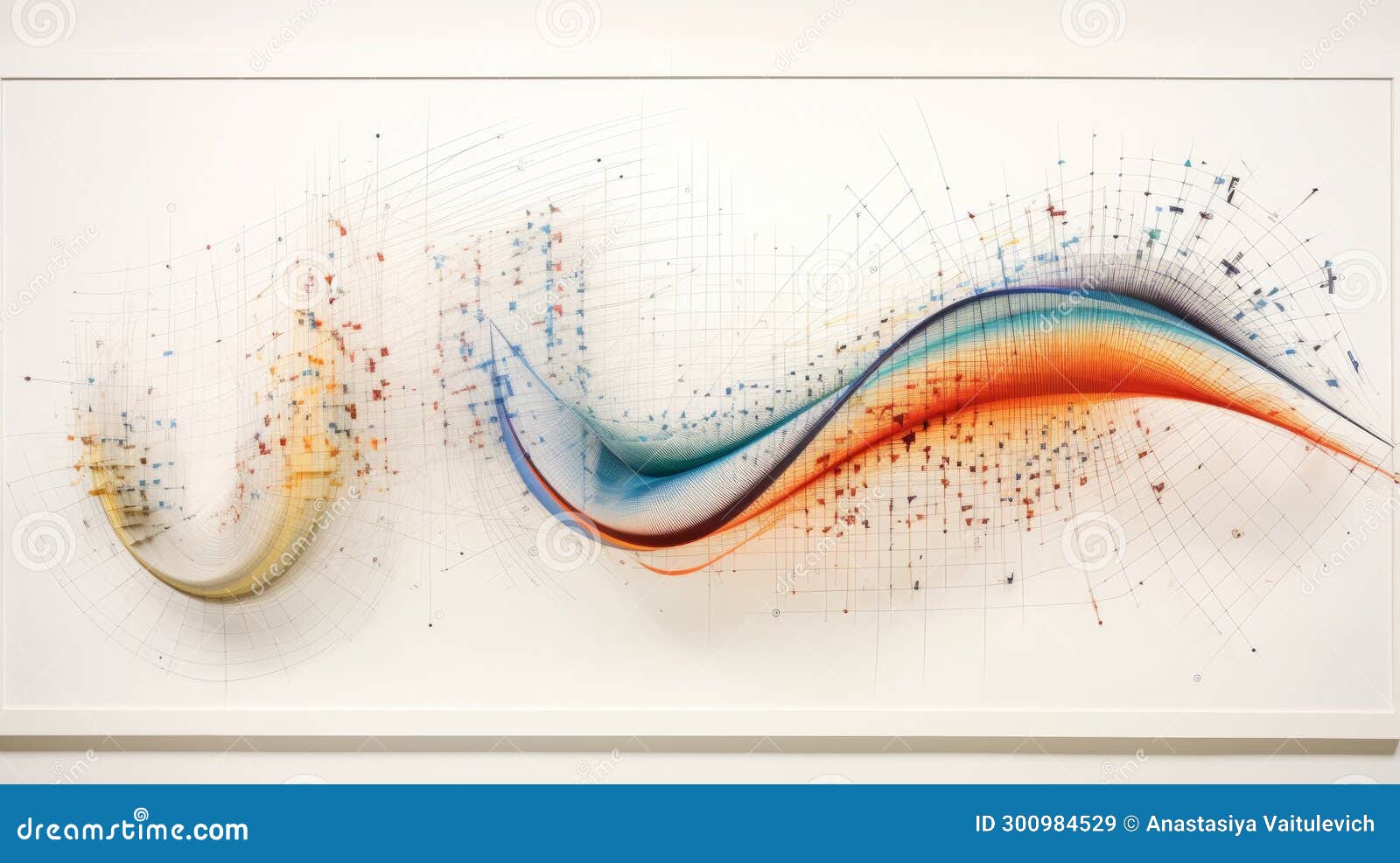Artwork Made Entirely of Mathematical Equations and Formulas Stock ...