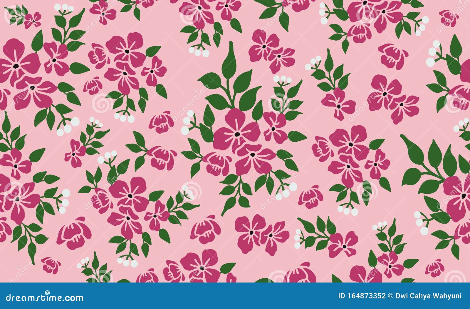 Artwork of Pink Flower, Wallpaper of Floral Pattern Background Stock ...